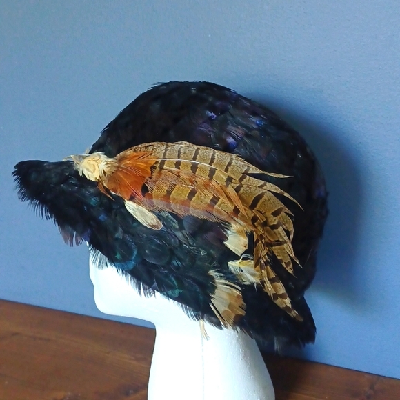 Accessories | Vintage Feather Hat | Poshmark